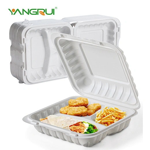 yangrui 8Inch Clamshell To Go Container - custom togo boxes and togo ...